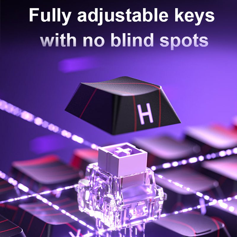 Alua WIN68 HE – Teclado magnético con interruptores de efecto Hall