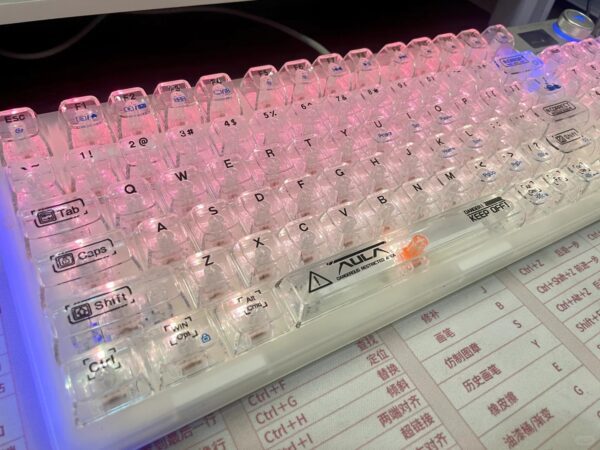 AULA F98 Pro – Mechanical Keyboard, Transparent Keyboard