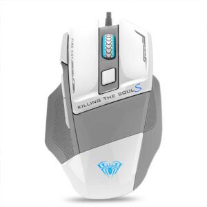 AULA S12 Gaming Mouse – 7 Macro Keys & Breathing Light