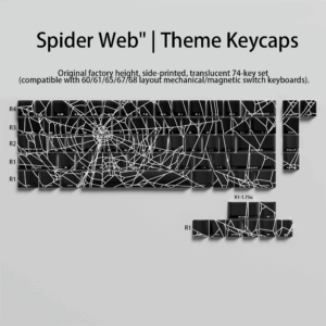Spider Web Theme Keycaps