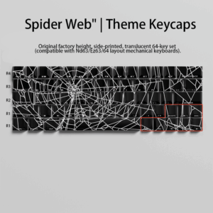 Spider Web Theme Keycaps
