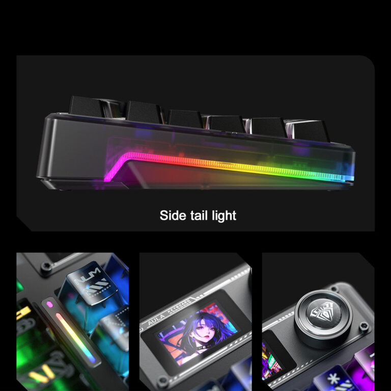 AULA F98 Pro V3 Tri-Mode Gasket RGB Mechanical Keyboard