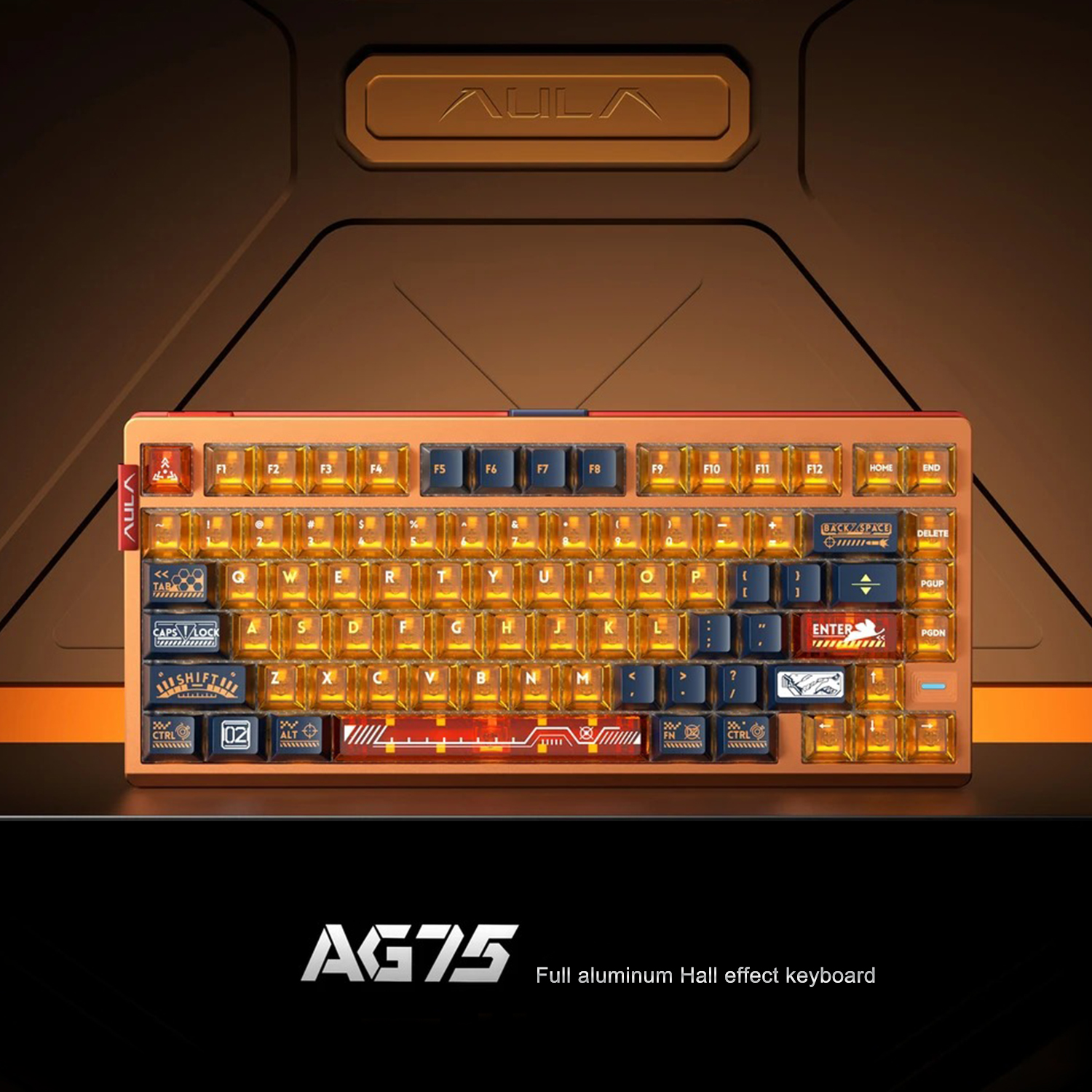 AULA Mini 60 – Tri-mode magnetic switch keyboard