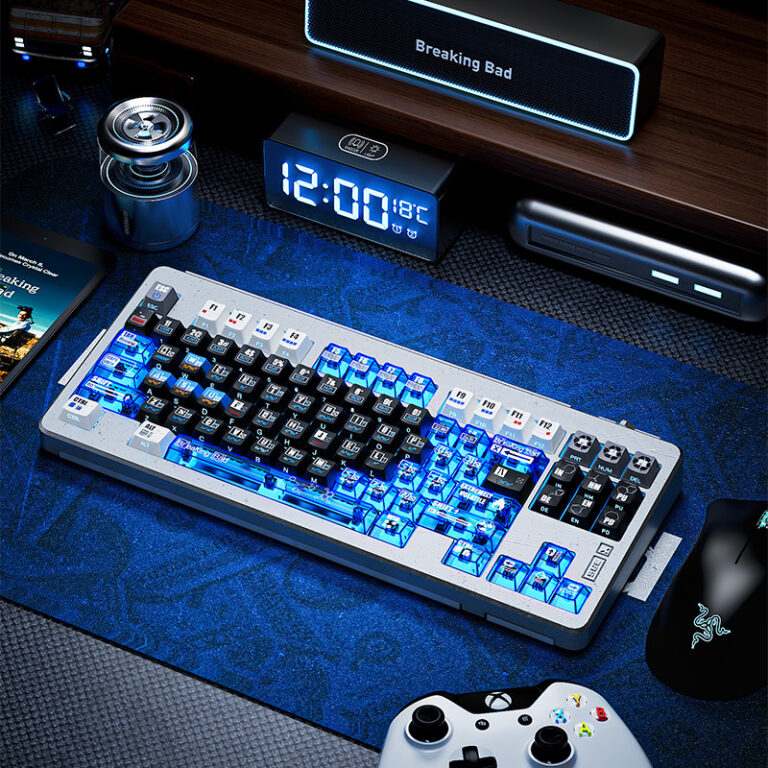 Breaking Bad Clear Keycaps – 134 Keys PBT/PC Cherry Set