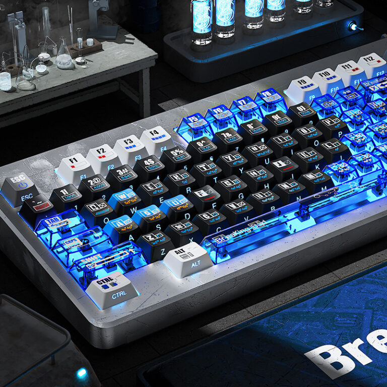 Breaking Bad Clear Keycaps – 134 Keys PBT/PC Cherry Set