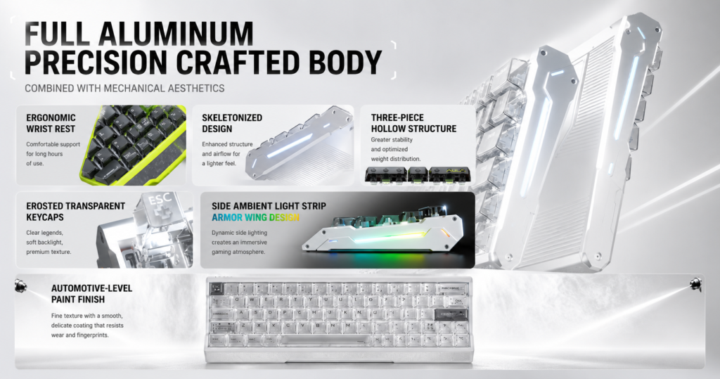 AULA AG63 Hall Effect Gaming Keyboard 32K Polling Rate